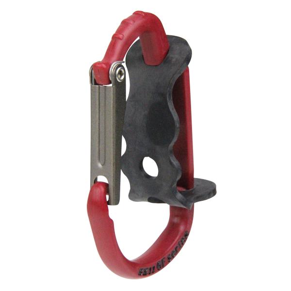 【商品概要】用途:ベルトに通して工具類の吊り下げ仕様1:樹脂バンド固定方式で装備を外さずに着脱可能仕様2:樹脂製で40gと超軽量吊下げ工具重量:3kgまでカラー:レッド【商品説明】【商品詳細】ブランド：SK11(エスケー11)商品種別：DI...