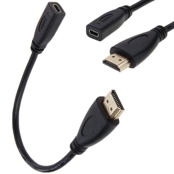 【商品概要】●マイクロHDMI v1.4ソケット メス→タイプC ミニMicro HDMI オス変換アダプタケーブル。●ポート：Micro HDMI V1.4、ポート性別：オスからメス。●トランスミッション信号効果、完璧な効果、ご注文前にア...