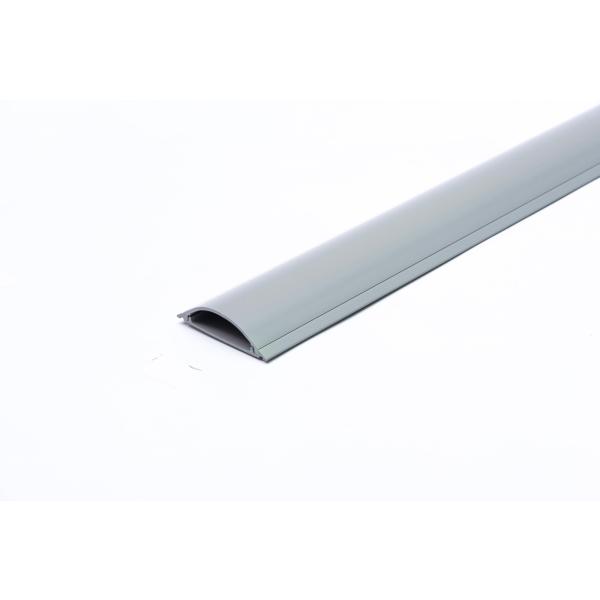 【商品概要】機械的強度、耐衝撃性に優れ、プロテクタの上を搬送・運搬用台車が通過しても十分耐える構造です。デザイン的にも優れ、オフィスの床面にもマッチします。【寸法】W90×H22(mm)【材質】ポリ塩化ビニル樹脂【色】グレー【定尺】1mケー...