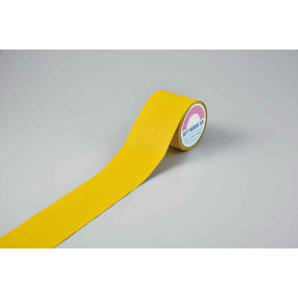 【商品概要】●重歩行タイプ●はく離紙付きタイプ●鉱物粒子加工【商品説明】【商品詳細】ブランド：日本緑十字社商品種別：産業・研究開発用品商品名：緑十字 滑り止めラインテープ（重歩行タイプ） 黄 ＡＳＨ−１０５Ｙ １００ｍｍ幅×５ｍ アルミ＋鉱...