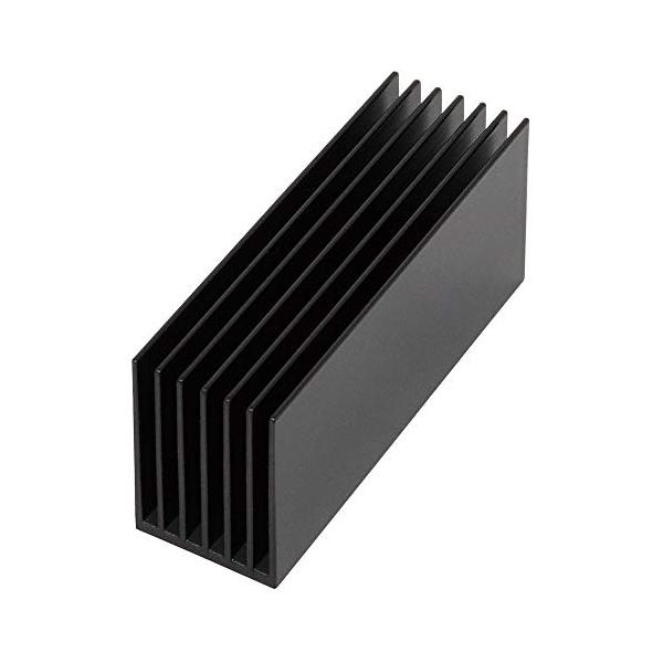 【商品概要】サイズ: W22×D70×H30mm材質: アルミニウム表面処理: アルマイトカラー: ブラック付属品: 熱伝導両面テープ1個入RoHS指令準拠 (10物質)【商品説明】【商品詳細】ブランド：アイネックス(AINEX)商品種別：...