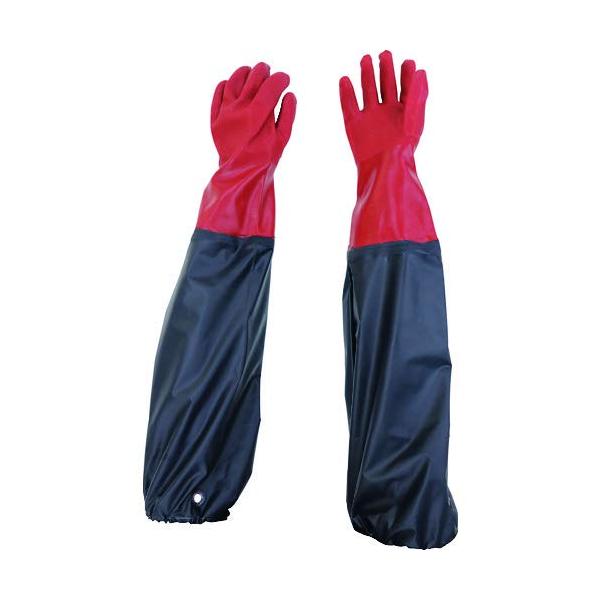 【商品概要】色；ブラウン　サイズ；LL　　全長；70cm　中指長さ；8cm　手の平周り；25.5cm　　材質；ポリ塩化ビニール、綿、繊維入特殊塩ビシート【商品説明】【商品詳細】ブランド：三重化学工業商品種別：産業・研究開発用品商品名：[三重...