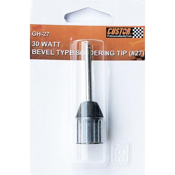 【商品概要】ベベル型ハンダ用コテ先【商品説明】【商品詳細】ブランド：CUSTOR商品種別：DIY・工具・ガーデン商品名：CUSTOR（クストー） ベベル型ハンダ用コテ先 GH-27製造元：CUSTOR商品番号：GH-27【当店からの連絡】