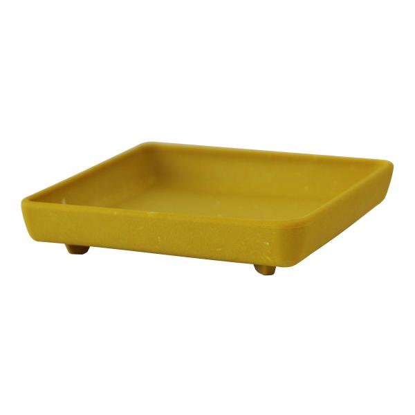 【商品概要】サイズ:W198×D198×H33mm素材:ポリプロピレン(古紙混合)原産国:日本古紙素材(紙)を使用しているため、1つ1つ風合いが異なります。エコポット角型ロング190対応【商品説明】【商品詳細】ブランド：八幡化成(Hachi...