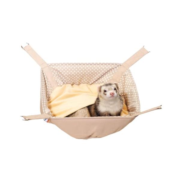 【商品概要】【商品説明】オーソドックスな水玉コットンとあたたかなショートボアを組み合わせた サークル型のもぐれるハンモックです 使いやすくてリラックスできる形です ※取り付け部分ナスカン仕様 サークル型 【素材】 コットン／ポリエステル 【...