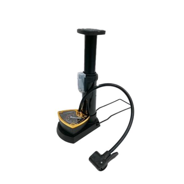 【商品概要】ハンディ空気入れ米・英・仏式の全バルブ対応。ほとんどの自転車に使用可能ボール用、浮き輪用のアタッチメント付属フットペダルはすべり止め付き空気圧ゲージ付き【商品説明】【商品詳細】ブランド：富士パックス販売(Fujipacks Ha...