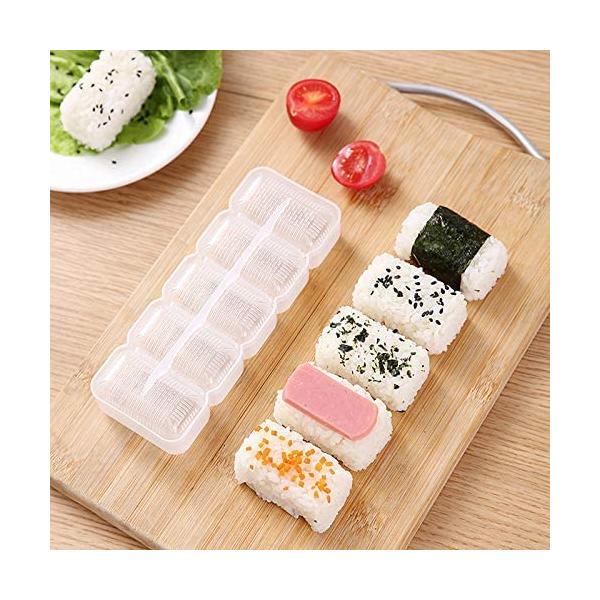 【商品概要】内部にご飯がつきにくいエンボス加工で、底を押すと、おにぎりを簡単できれいに取り外し、家で完全に丸く、レストラン並みの寿司を作ります。初心者向けのこの使いやすいDIY寿司作りキットは、失敗した経験、無駄な材料、数え切れないほどの欲...