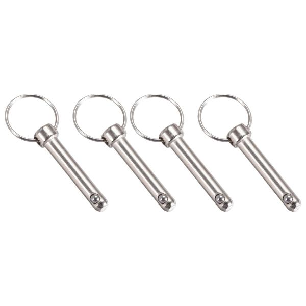 【商品概要】[1]: 適用 - プルピンは、造船、船の装備、ボートトップ、ステンレス鋼パイプクリップ、マリンマウンテンシートなどで広く使用されています。[2]：仕様 - ピン直径：8mm;穴の距離:38mm; ピン使用可能長さ: 42mm;...