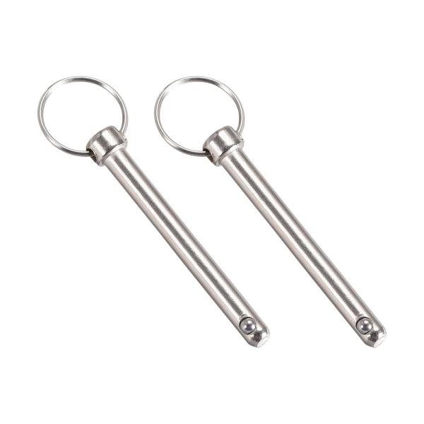 【商品概要】[1]: 適用 - プルピンは、造船、船の装備、ボートトップ、ステンレス鋼パイプクリップ、マリンマウンテンシートなどで広く使用されています。[2]：仕様 - ピン直径：8mm;穴の距離: 65mm; ピン使用可能長さ: 72mm...