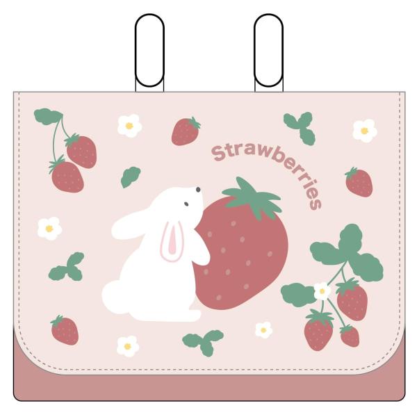 【商品概要】お子様に大人気うさぎイチゴのポケットポーチです。お子様の入園入学お祝いや進級準備にピッタリです。サイズ：約 H110×W145×D25mm素材：ポリエステル生産国：中国【商品説明】【商品詳細】ブランド：高波クリエイト(Kooha...
