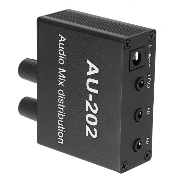 【商品概要】【実用的なデザイン】: 2 つの入力は同時に 2 つの異なる音源に入ることができ、挿入されたプラグは互いに影響しません。出力も、2 つのヘッドフォンまたは 2 つのアンプを同時に接続できます。【幅広い互換性】：入力はDVD、CD...