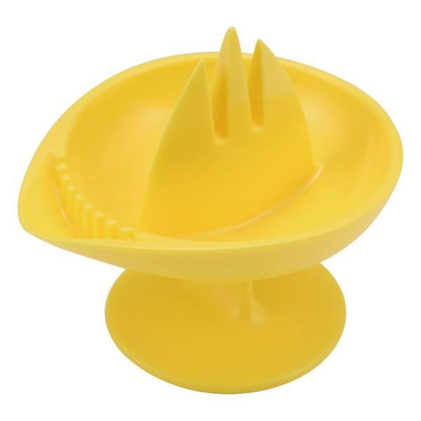 【商品概要】軽い力でしっかりしぼれるレモンジューサーです。サイズ:93×77×83mm 重量:65g素材・材質:ポリプロピレン(耐熱温度110度)生産国:日本 食洗機対応:×ブランド:貝印(KAI CORPORATION)【商品説明】【商品...