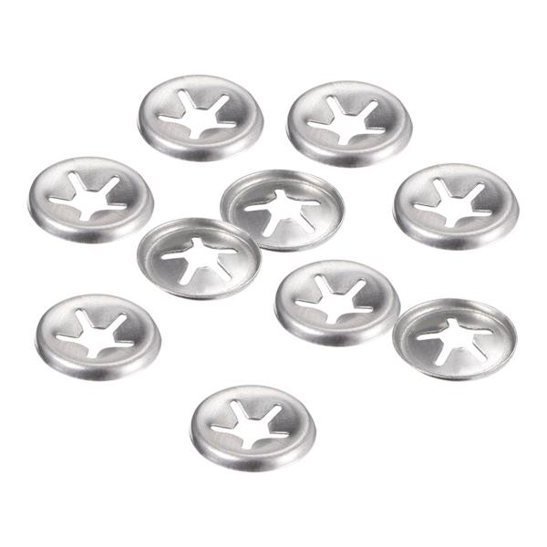 【商品概要】1- パッケージ内容 - 10個入り 4mm内径 x 12mm外径 内歯スターロックワッシャー2- 素材 - 65Mn鋼製のこの高速ロックワッシャーは、滑らかで磨かれた表面を持ち、酸化や摩耗に対して優れた耐性を提供します。極端な...