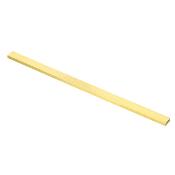 【商品概要】仕様：素材：H59真鍮；カラー：真鍮；長さ：0.3 m ；厚さ：6mm ；幅：15mm；パッケージリスト：真鍮フラットバー1本真鍮フラットバーは磨かれてカットされており、傷がなく非常に滑らかで、さまざまなクラフト、フライス盤、旋...