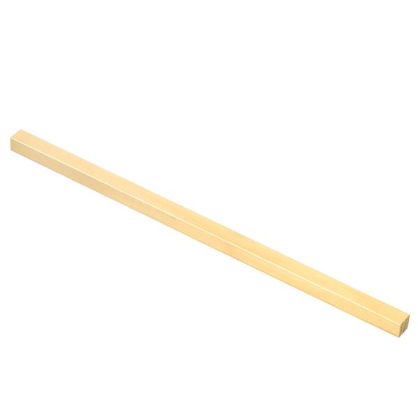 【商品概要】仕様：素材：C36000真鍮；色：真鍮；厚さ：9mm/0.36"；幅：9mm/0.36"；長さ：0.25m/10"；パッケージリスト：真鍮角棒1本真鍮フラットバーは磨かれて切断され、傷がなく非常に滑らかで、さまざまなクラフト、フ...