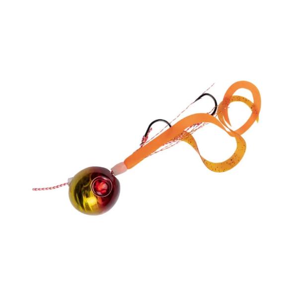 【商品概要】自重: 150gカラー: #05 ゴールドレッド素材:鉛ヘッド部の遊動穴後方にホール配置 / 高耐久のオリジナルパイプ装備(ハードタイプ・交換不可) / コンプリートモデル (ダブルフックショートカーリー Mサイズ搭載モデル)品...