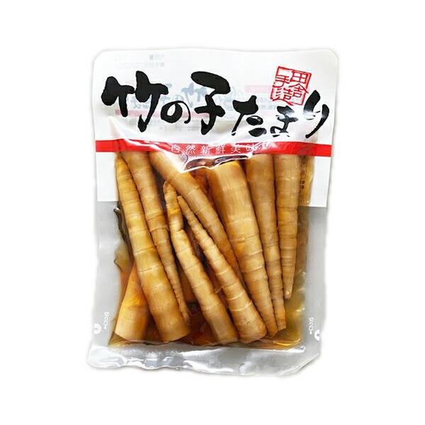 竹の子たまりの特徴・「たけのこタマリ」は、タケノコを醤油漬けにし、旨味がしっかりと染み込んだ青森の人気郷土料理です。自然の甘みと醤油のコクが合わさり、素材の味をいかした素朴で深い味わいが特徴。タケノコの食感が良いから、食べる楽しみのために購...