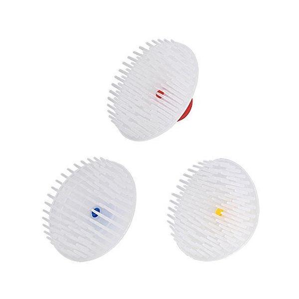 【商品説明】シャンプー・マッサージ・ふけとり・養毛・くせ直し。  取っ手部分がネジになっております。ご使用時に取り外して頂いて背の部分から取り付けてください。 【発売元】エバーメイト