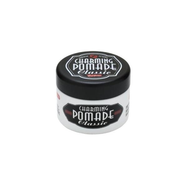 【商品説明】ハードな油性ポマード昔からあるリアルな質感です！オールバックやリーゼントにおすすめ！ほんのりムスク の香り。【成分表示】ヒマシ油、水添ヒマシ油、ミツロウ、ツバキ油、BHT、香料、青403号【発売元】阪本高生堂