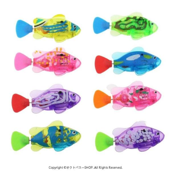 Tipmant Electronic Fish Toy 風呂のおもちゃ電子電気魚金魚点滅ライトで泳ぐ水槽、バスタブ、子供用ギフト - 8パック風呂おもちゃ：魚は、特別なコントローラーなしで、どんな水槽、浴槽、さらにはプールでも自由に泳ぐこと...