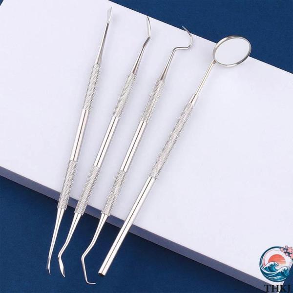 自宅用 器具 スケーラー ステンレス製歯用ツール6点入り 自分で取る 歯垢 デンタルツール ステンレス製 ヤニとり 先極細 歯石取り 歯石除去 プロ仕様 敬老の日