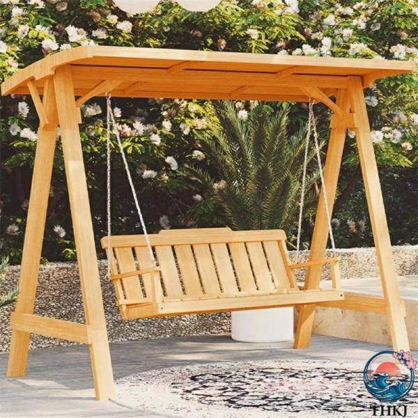 【高品質の無垢材素材】このスイングチェアは、耐久性と耐腐食性を確保するために炭化された高品質の無垢材で作られています。無垢材は環境に優しいだけでなく、新しくアップグレードされた5.0フルボディACQ防錆技術、輸入された純粋な無垢材、硬材、防...