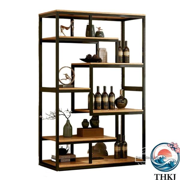 ? 絶妙なデザイン：ワインキャビネットは伝統と現代の要素を組み合わせた新しい中国のデザインスタイルを採用しており、エレガントでファッショナブルな外観を持ち、空間の全体的な味を高めることができます。サイズ: 80/100/120CMX30X1...