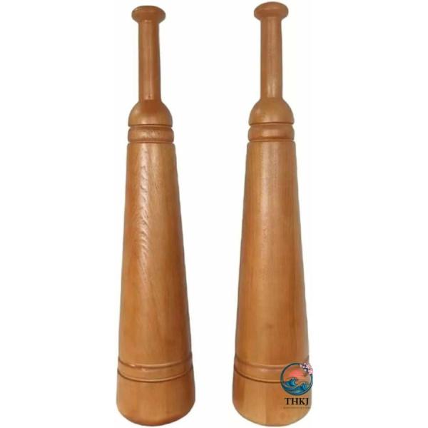 ?  高品質の木製構造: 各クラブは滑らかな表面の無垢材で作られています。 細くて滑らかなハンドルの端には安全な丸みを帯びたデザインが採用されており、トレーニングの強度に関係なく、安全でしっかりとしたグリップを確保できます。?  肩の筋力ト...