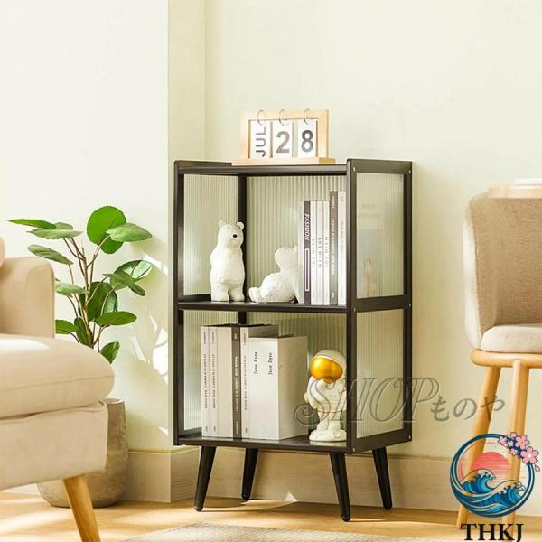 美しい暮らし | 木に息づく、暮らしの美学 | 間を活かす、心の佇まい大容量の多層収納：隙間収納キャビネットの多層設計により、十分な収納スペースが確保され、各層の高さは適度で、さまざまな種類やサイズのワインボトル、ワイングラス、その他のワイ...