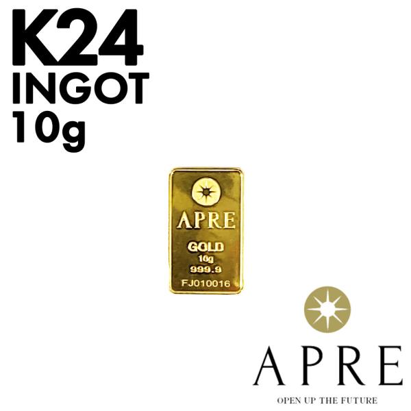 ランク : N　新品  商品名 : 【新品N/新品】 24金 純金 インゴット 10g ゴールドバー その他小物 K24ゴールド 【新品N】  インゴット  20260205ingot-apr-10g商品番号 : ingot-apr-10g...