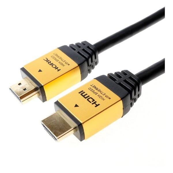 ホーリック HDMI HDMIケーブル 3m ハイスピード 4K/60p対応 HDMIイーサネットチャンネル(HEC)対応 オーディオリターンチャンネル(ARC)対応 3D対応 DeepColor対応 金メッキ端子