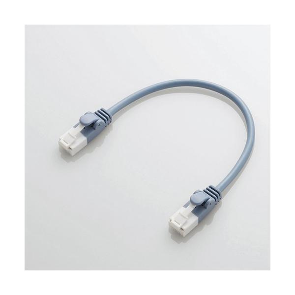 カテゴリー6に準拠した、ツメ折れ防止やわらかLANケーブル。