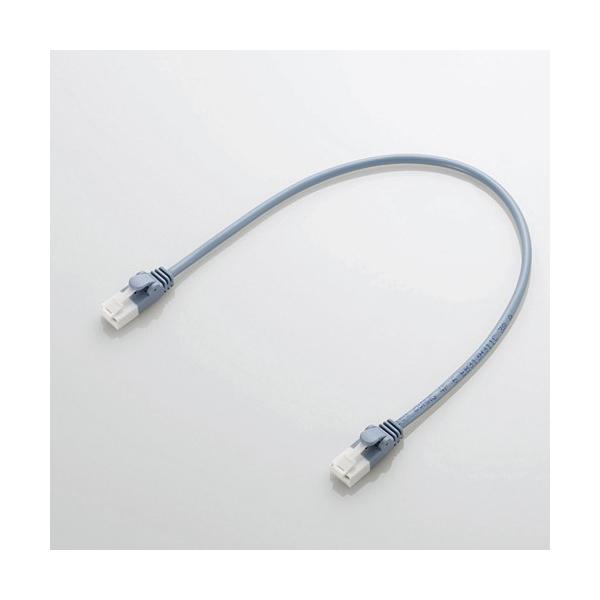 カテゴリー6に準拠した、ツメ折れ防止やわらかLANケーブル。