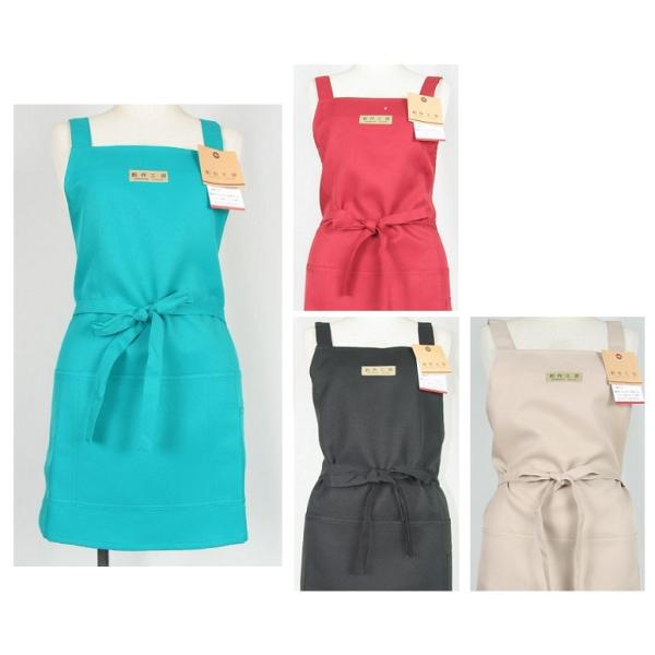 ●素材：ポリエステル　100％●サイズ：Ｍ（バスト79〜94　身長154〜162）　　　前丈62ｃｍ●カラー：レッド・ブラック・グリーン・ベージュ●前に4つポケットあり、その内1つは小さいポケット。★巻くタイプなので、気になる部分をカバーし...