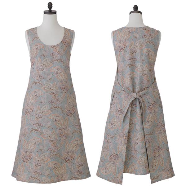 全身をすっぽりと包み込むワンピースタイプです。 前身頃・後身頃がある特殊な作りになっています。身頃についたヒモを結んでサイズ調整して頂けます。 前後から身体を包み込むような作りになっているのでスタイルをカバーし、汚れからもお洋服を守ってくれ...