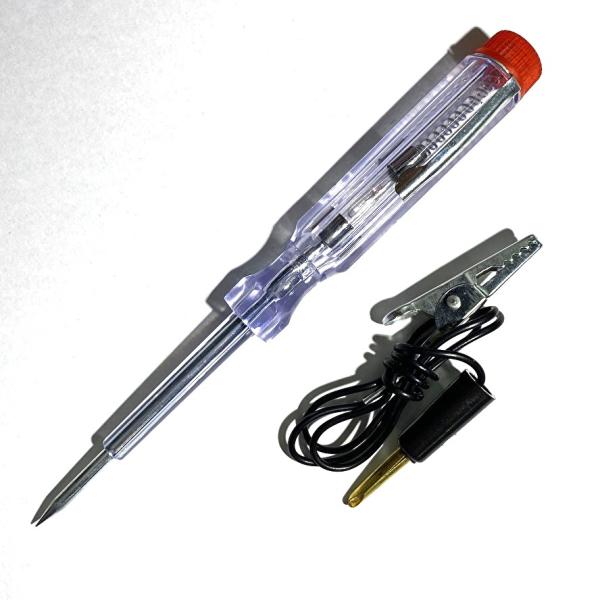 品番 BC-050品名 検電テスター DC6V 24V対応 通電で光る通電チェッカー ドライバー ペンタイプ BC-050通電時に光って知らせる！●電源検索やシグナル電圧検索をいつでも簡単チェック！●通電状態で発光します。カスタムやチューニ...