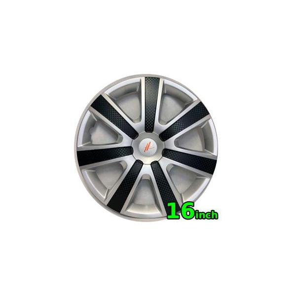 【16インチ専用の汎用品】スチールホイールやスタッドレスなどのドレスアップ用ホイールカバー営業車やトラック等の足回りにもオススメ！車種、形状により取り付けできない場合が有りますのでご注意ください。車種、形状によりフェンダーより出る場合がござ...