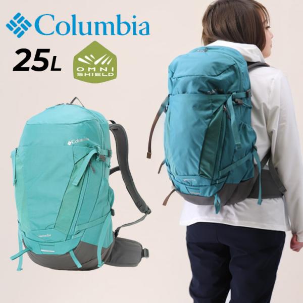 コロンビア リュックサック バッグ Columbia ティンバーライン 25L WF バックパック 登山用リュック ザック 背面長43cm はっ水 アウトドアパック 山登り トレッキング ハイキング 男性 女性 ユニセックス レディースリュック 鞄 グリーン ブランド かばん/PU8806 Columbia（コロンビア） リュックサック バッグ ティンバーライン 25L