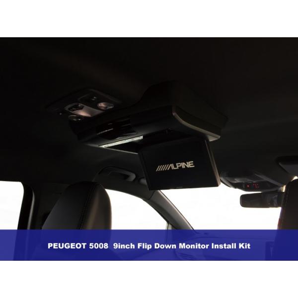 ●品番APK-PG008-FDB●商品名プジョー・5008 ９インチフリップダウンモニター取付キット ●適合車種プジョー・5008 2017年9月〜現在　内装色：黒（サンルーフ非装着車）●適合機種アルパイン RVA9S-L-B（9インチフリ...