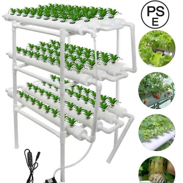 材質：この製品は、食品グレードのPVCパイプで作られています。壁の厚さ：2.0 mm、変形しにくく、耐腐食性、耐久性があり、美しいパイプの直径：63 mm、根が成長するのに十分なスペースを提供できます。ご注文が確認された後、自動循環システム...