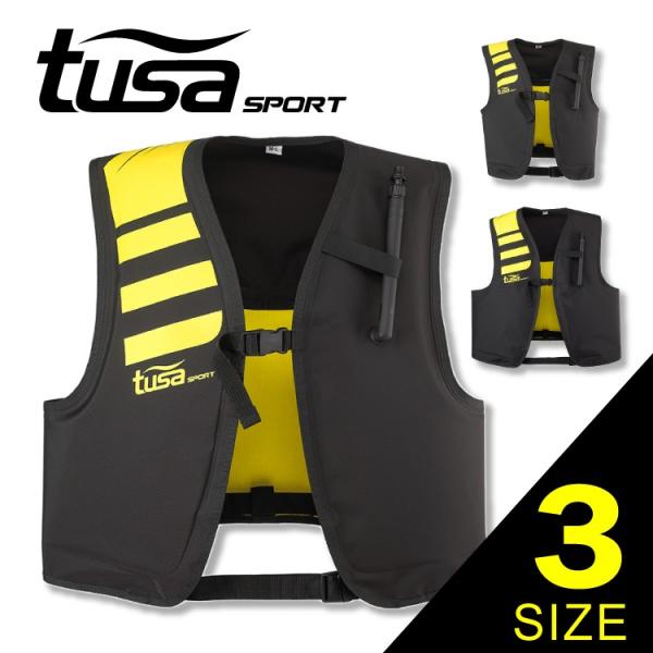 tusa SPORT(ツサスポーツ) エアージャケット UA0404・スノーケリングベスト■仕様 ・表生地：NYLON PUコーティング ・背中生地：ナイロン100％ ・生地中層部：クロロプレーンゴム■サイズ ・XS-S：身長125〜150...
