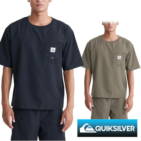 ブランド QUICKSILVER 品番 QSH242042 カラー BLK,KHA サイズ M・L・XL 素材 90% Polyester, 10% Polyurethane ストレッチ生地を使ったダブルクロスの五分袖Tシャツ。軽量かつ紫 ...