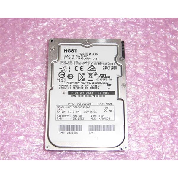 ■商品名　HGST HUC156030CSS200 ■区分 中古ハードディスク 中古HDD ■規格　SAS 2.5インチ■容量　300GB ■回転数　15K■状態 中古品。消去、初期化済みです。■保証期間 商品到着日から3ヶ月間となります