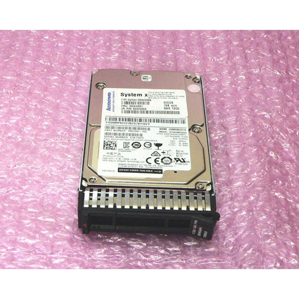 Lenovo 00WG661 SAS 300GB 15K 12Gb 2.5インチ 中古ハードディス Lenovo 00WG661 SAS 300GB 15K 12Gb 2.5インチ 中古ハードディス