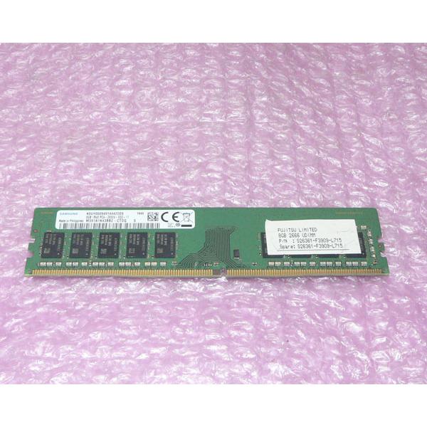 商品名:サーバー用 中古メモリー SAMSUNG K0UY000949144422D9 PC4-2666V-ED2 8GB 1R×8 S26361-F3909-L715状態:中古品。動作確認済みです(富士通 PRIMERGY TX1320 ...