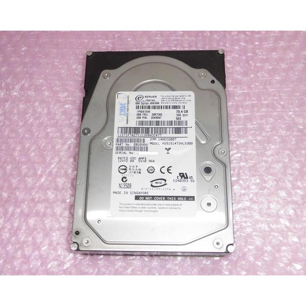 ■商品名　IBM 39R7360■規格　SAS■容量　73.4GB ■回転数　15K