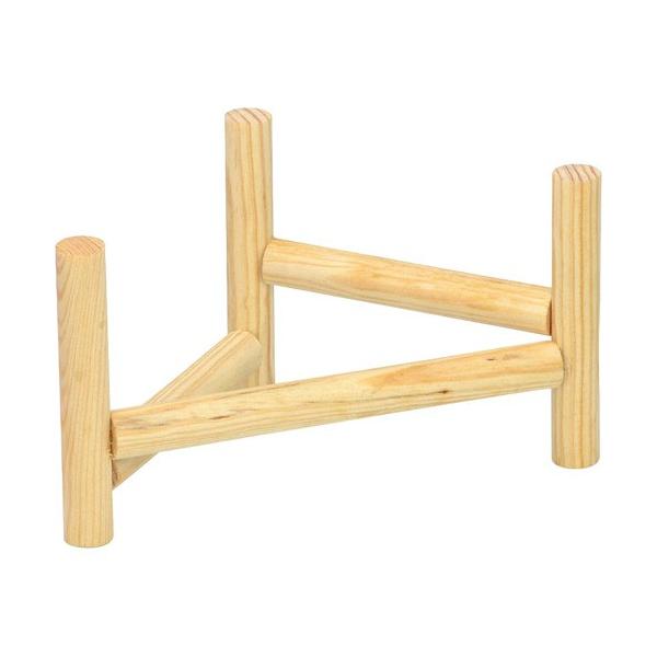 高さの違う三本のパーチをホップステップジャンプ！台座が無いので本体が汚れにくく、安定感があります。ヒナのパーチデビューや休憩場所として。