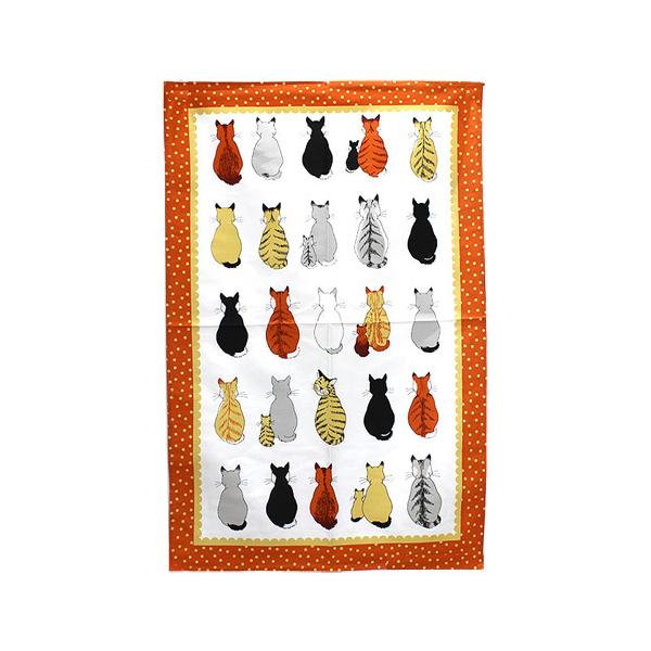 [商品名]アルスターウィーバーズコットンティータオル(キッチンタオル)キャッツインウェイティング[商品説明]■キッチン雑貨大判のキッチンタオルイギリスでは、キッチンタオルを「ティータオル」と呼んでいます。用途は食器を拭くためだけでなくお茶の...