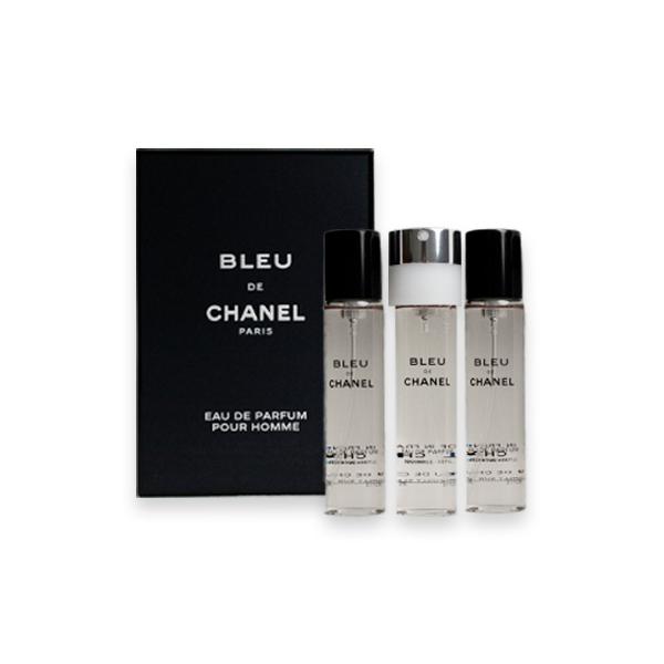 [商品名]シャネルブルードゥシャネルオードパルファムトラベルスプレイ3x20ml（リフィル3本セット）[商品説明]2014年の夏、発売以来大人気のメンズ香水。国内では未発売の大容量サイズとなっております。シャネルから洗練された深く無限の自由...