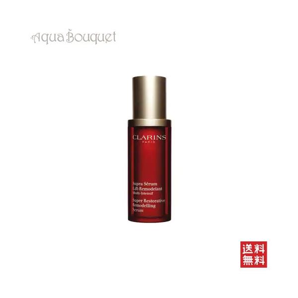 [商品名]クラランススープラセラムSP30mlCLARINSSUPERRESTORATIVEREMODELLINGSERUM[商品説明]吸い込まれるように肌になじみ、豊かなうるおいで、いきいきとした美しい素肌に整える美容液。ヘラオオバコエキ...